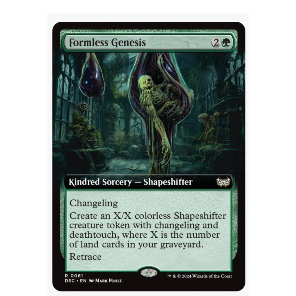 Formless Genesis (Extended Art) - Commander: Duskmourn: House of Horror ...