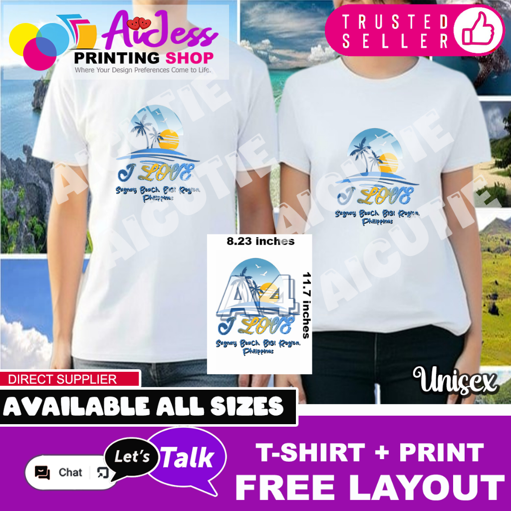 I LOVE Sagnay Beach, Bicol Region, Philippines T-SHIRT DESIGN - BEST ...