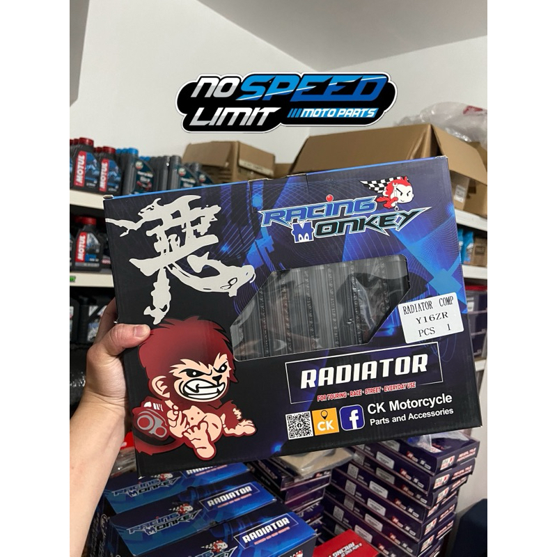 RACING MONKEY 2 ROW BIG RADIATOR ASSY FOR SNIPER 155 WITH SINGLE BIG ...