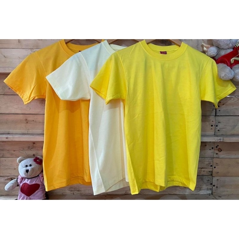 YALEX KIDS PLAIN SHIRT Canary Yellow, Yellow Gold, Cream/Light Yellow ...