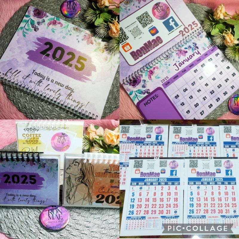 RonMae ️NEW! 2025 Calendar (COMMERCIAL, DESKTOP, POSTER, MINI CALENDAR ...