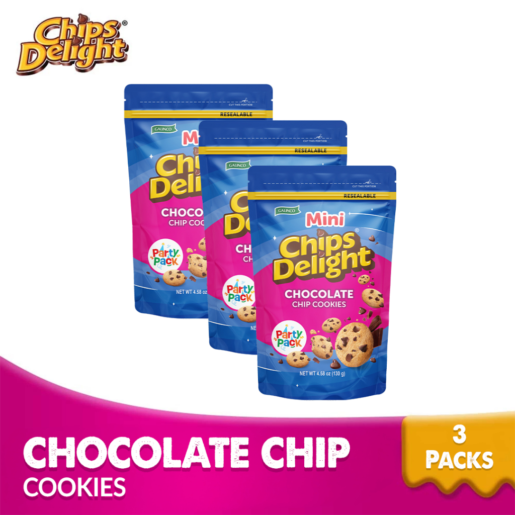Chips Delight Regular Mini 130g (3 Pieces) | Shopee Philippines