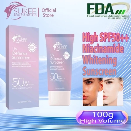 SUKEE Sunscreen UV Defense Original Sun Screen SPF50 PA+++ Moisturizing ...