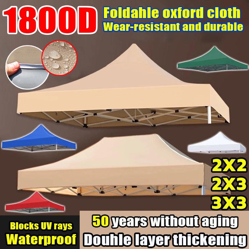 Tent Cover Replacement waterproof 2x2 2x3 3x3 3x4.5 3x6m top roof for ...