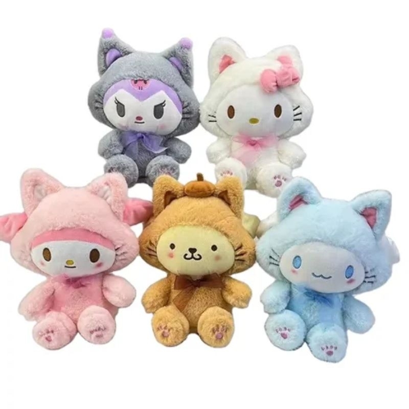 Sanrio 20cm plushies Cinnamoroll Kuromi Hello Kitty My Melody ...