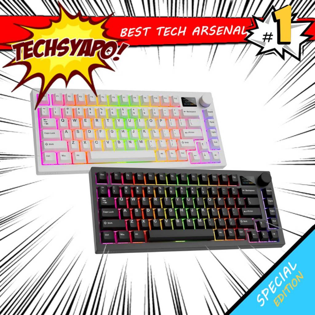 TECWARE SPECTRE 75 GASKET MOUNTED MECHANICAL KEYBOARD | Shopee Philippines