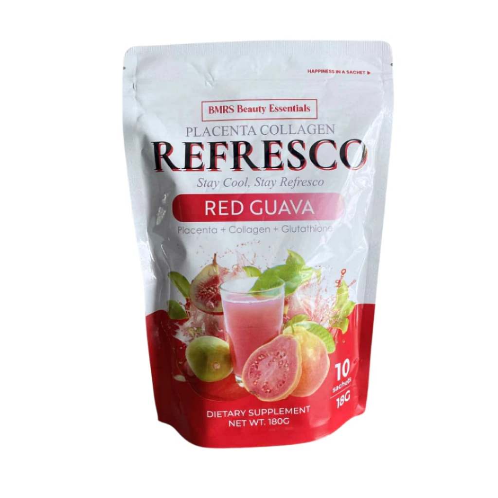 Refresco- Red Guava flavor with Placenta,Collagen and gluthatione ...
