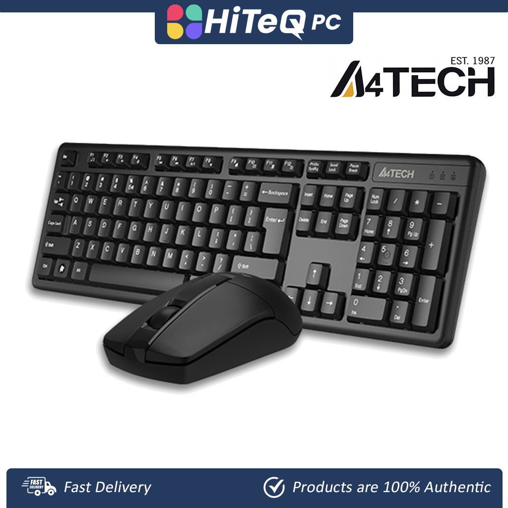 HiteqPC | A4tech 3330N FStyler Collection Wireless Keyboard and Mouse ...