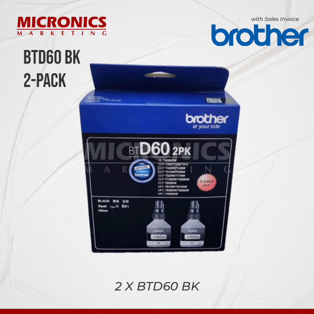 BROTHER BT5000 BTD60 SEALED WITH SALES INVOICE | Shopee Philippines