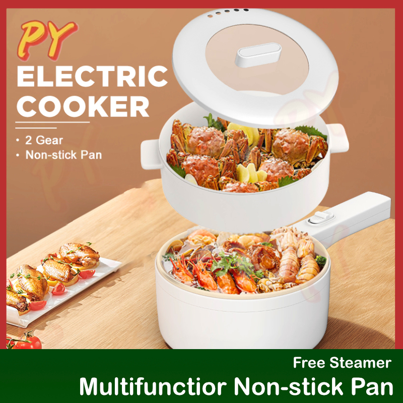 Mini Rice Cooker 2L Multi-function Cooker Non-Stick Inner Pot Electric ...