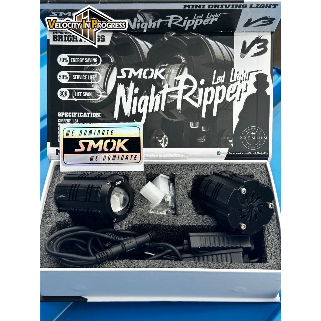 SMOK MINI DRIVING LIGHT 4 wires v3 night ripper | Shopee Philippines