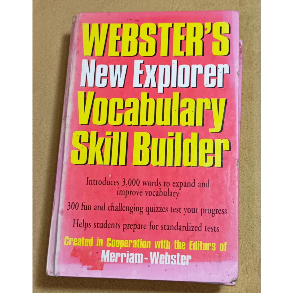 Webster's New Explorer Vocabulary Skill Builder, enhance your language ...
