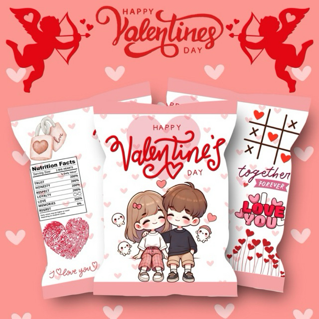 Happy Valentines Day Chip bag gift bag | Shopee Philippines