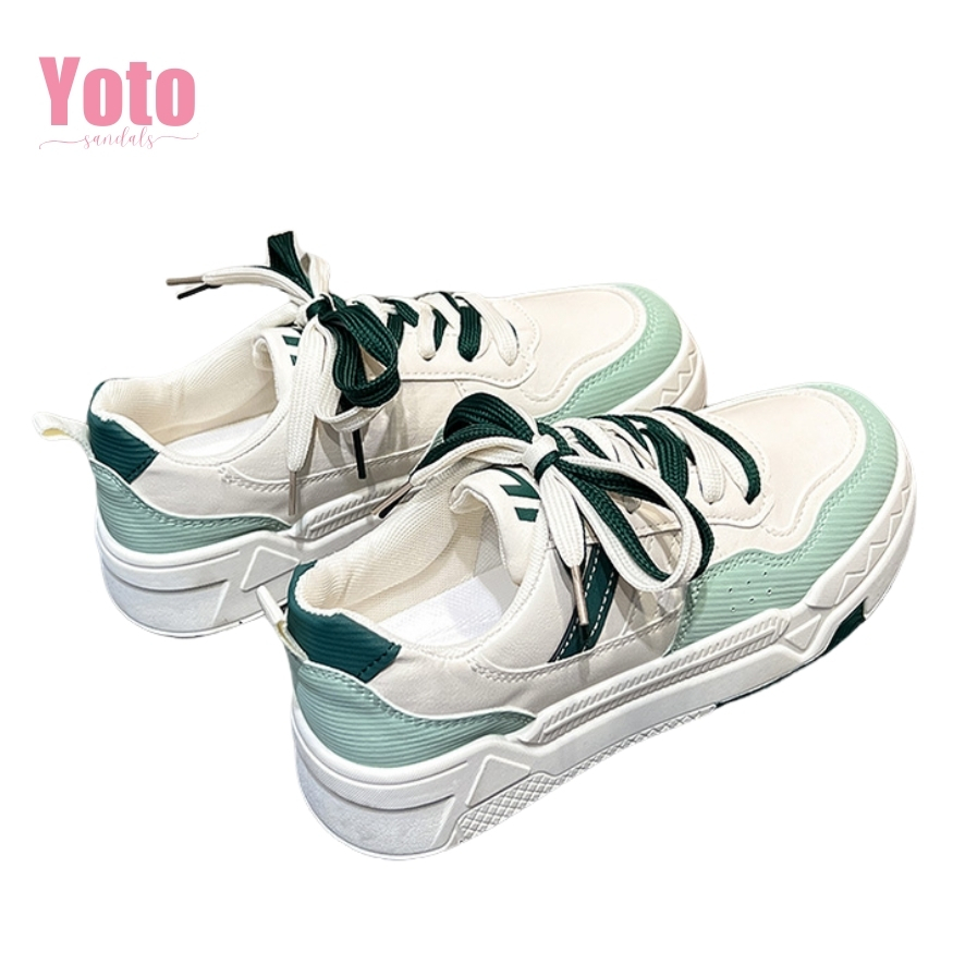 YOTO New Casual Sneakers Low cut and High Cut Shoes For Women | Shopee ...