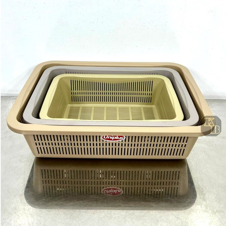 Morandi Rectangular Uniplus Strainer Colander Drainer Basket/ Salaan ...