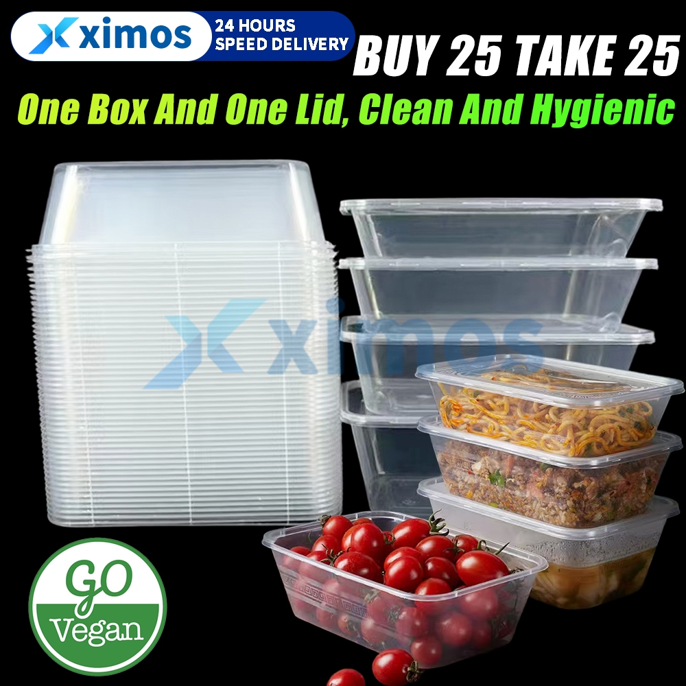 Rectangle Microwavable Food Container Disposable Fast Food Box Food ...