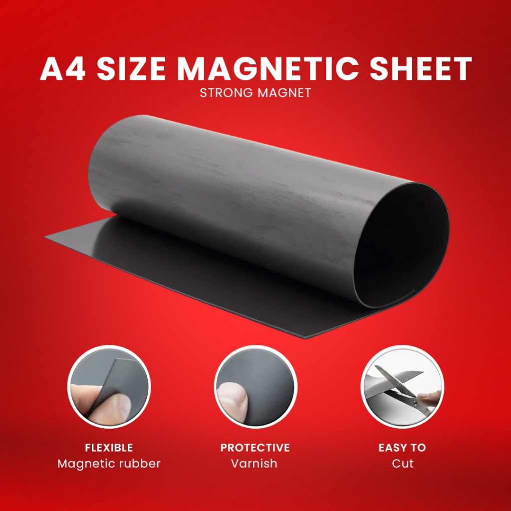 A4 Size Magnetic Sheet Premium Quality Magnet for DIY Events and ...