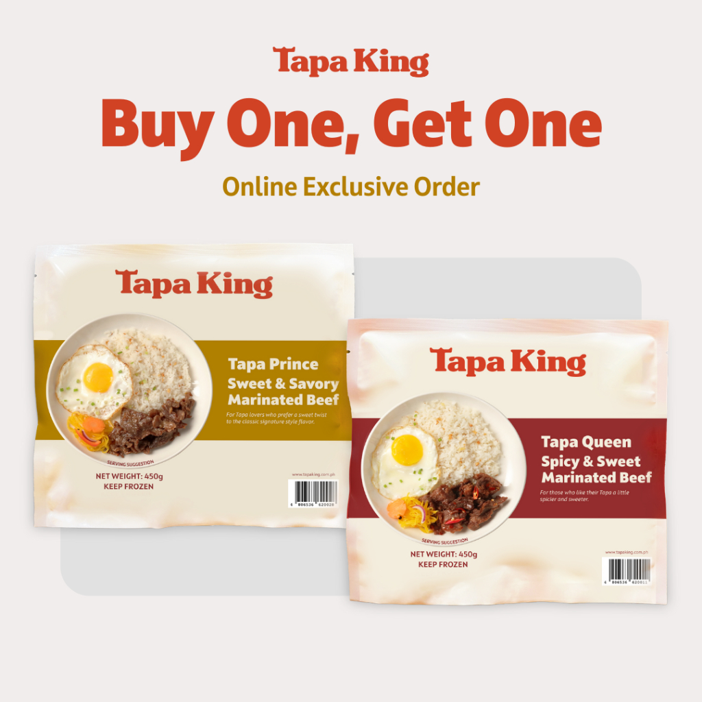 B1G1 Frozen Tapa Queen and Frozen Tapa Prince 450g | Shopee Philippines
