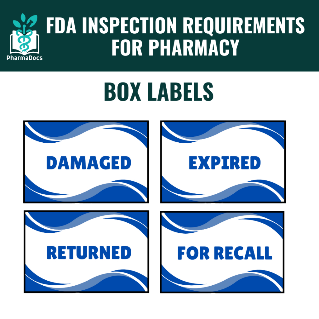 FDA Requirements Pharmacy Box Labels - 4 pcs | Shopee Philippines