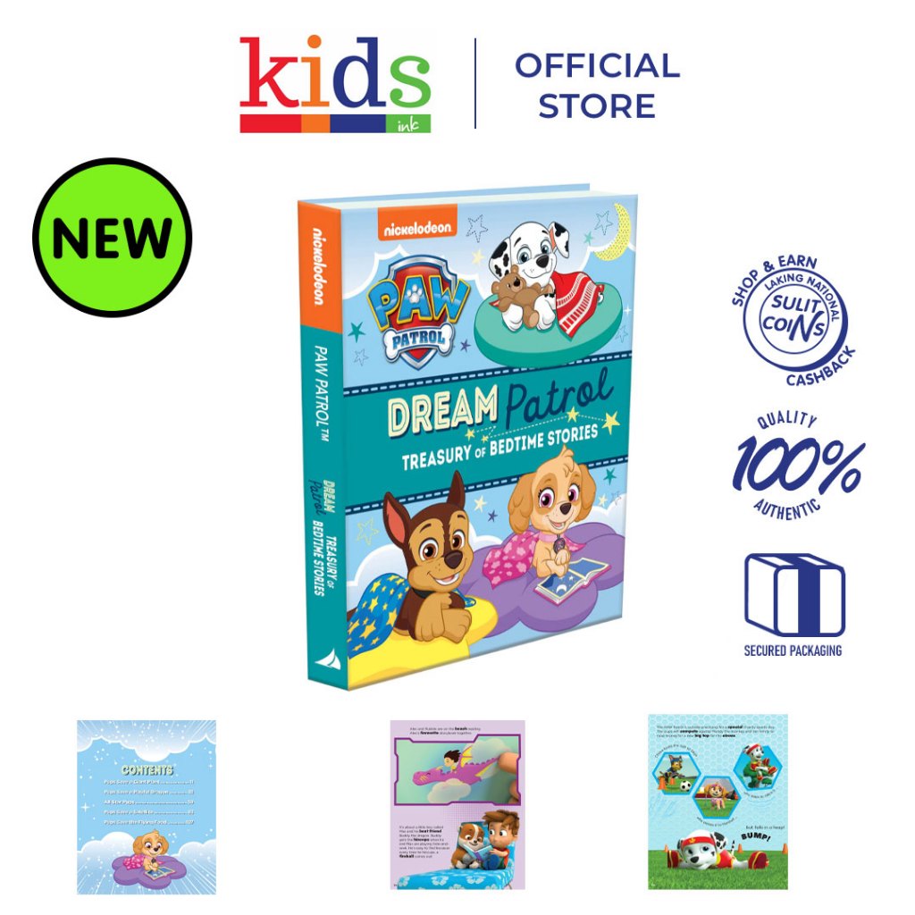 Paw Patrol Treasury Of Stories Vol 2 Dream Patrol Kids Ink
