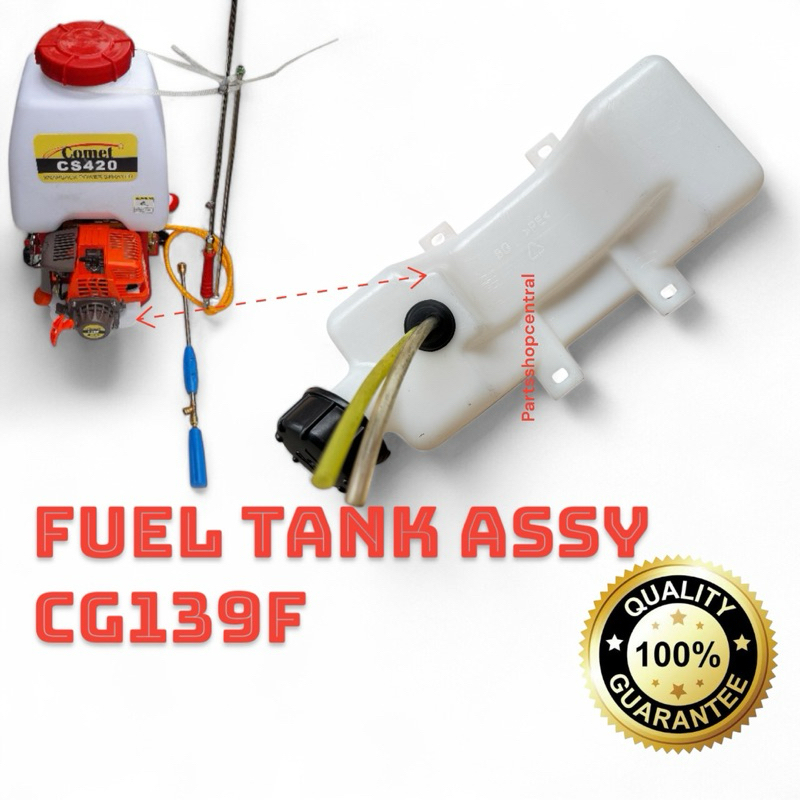 Fuel Tank with fuel line hose assy 4 Stroke Grass cutter brush cutter ...