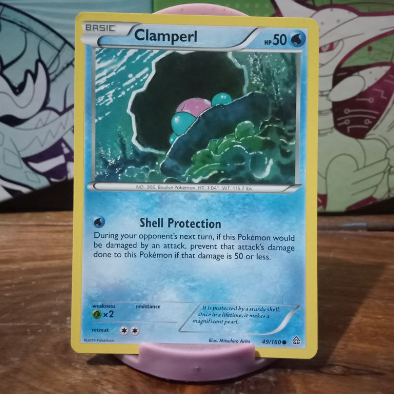 Clamperl - 49/160 - Common Primal Clash Pokemon TCG | Shopee Philippines