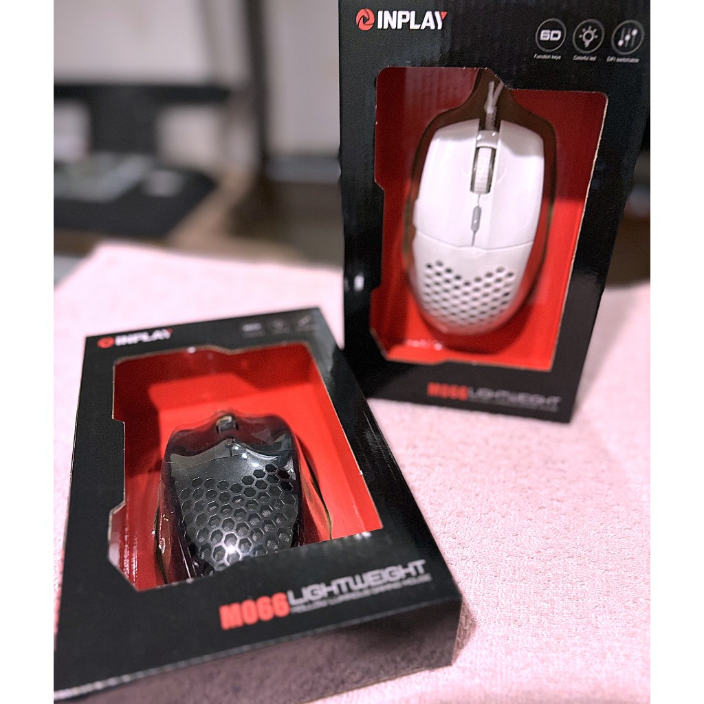 INPLAY M066 Lightweight Hollow Gaming Mouse | Shopee Philippines