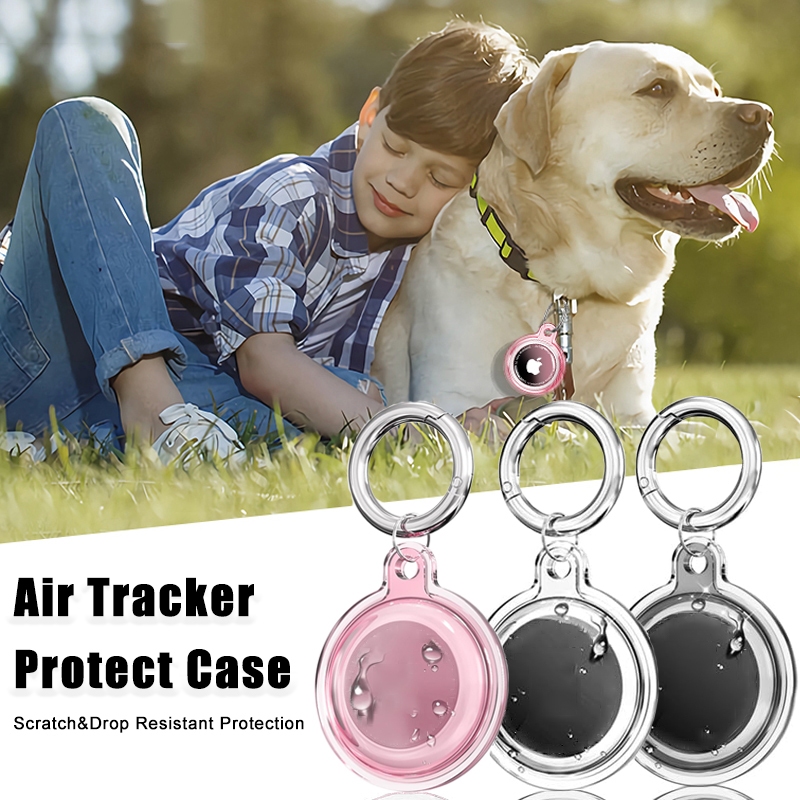 Waterproof Full Cover Air Tag Case Protector Cover with Keychain for ...