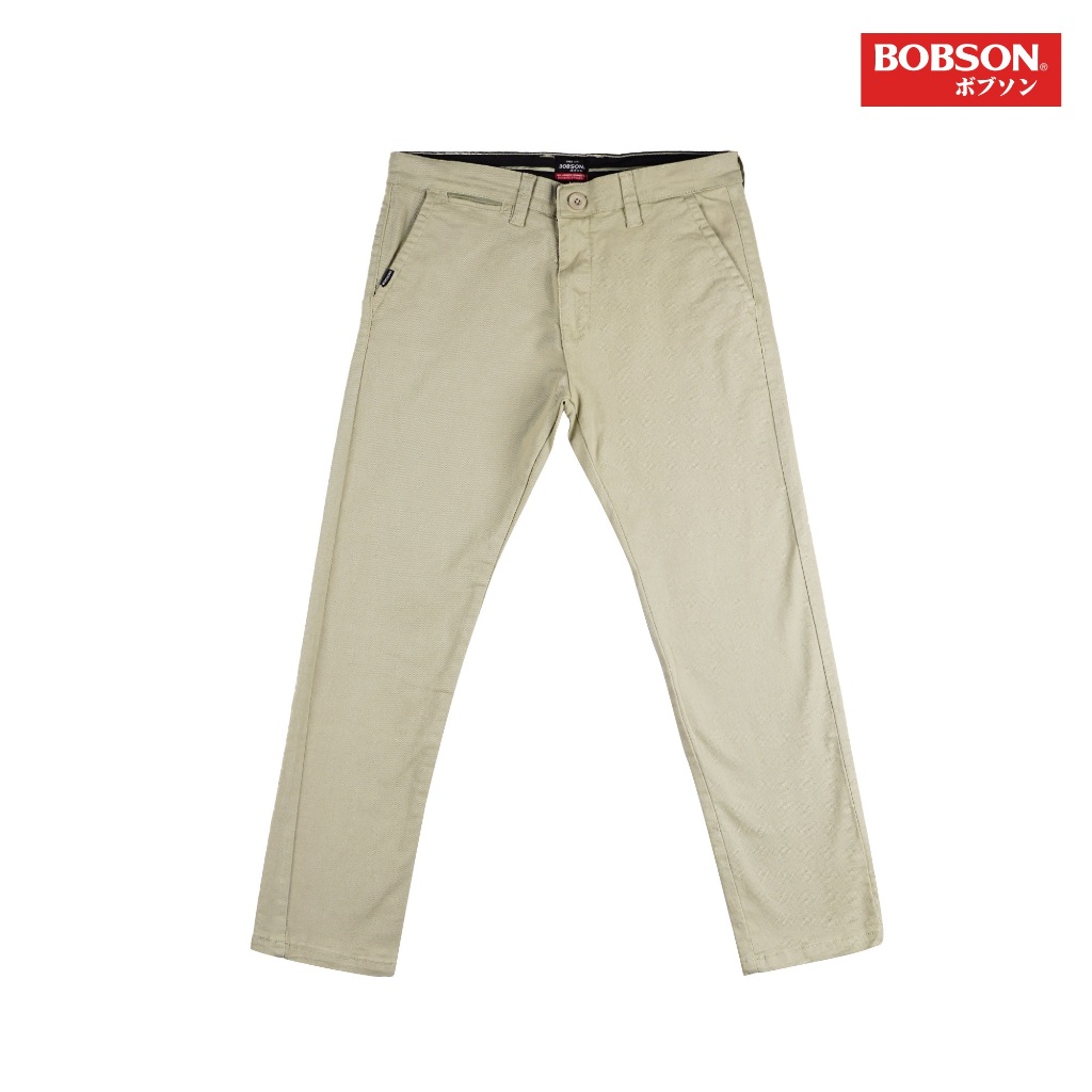 Bobson Japanese Men's Basic Non-Denim Chino Pants Mid Waist 164879 (Light Green) | Shopee ...