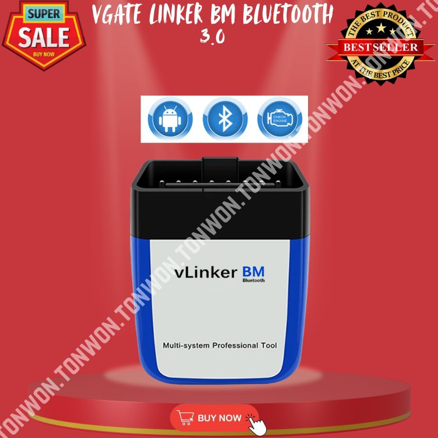 Vgate vLinker BM Bluetooth obd2 Multisystem Professional Scan Tool ...