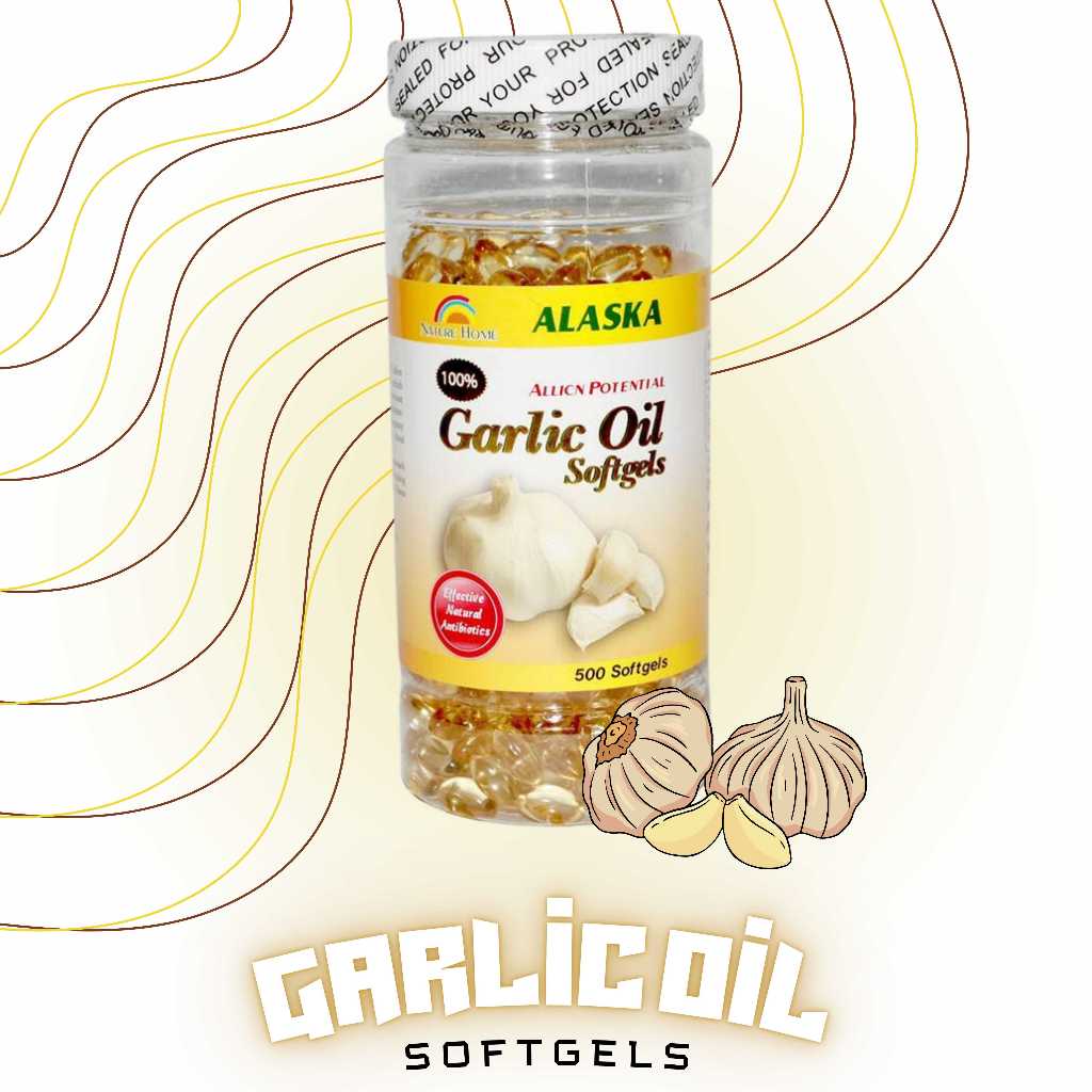 Alaska Original Garlic Oil Food Supplement 200 Softgels | Shopee ...