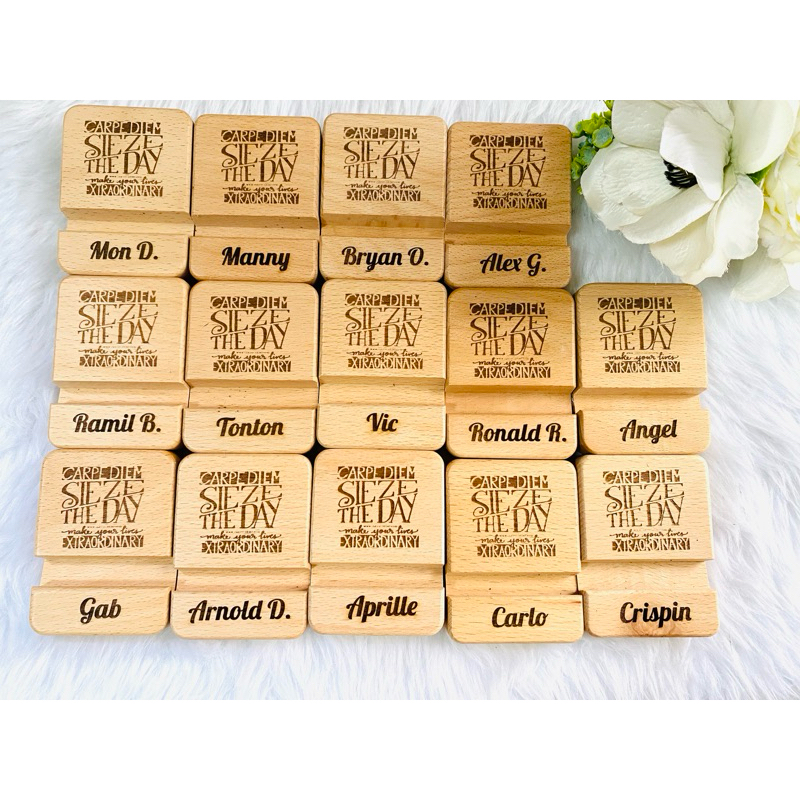 COD Personalized Engraved Phone Stand | Shopee Philippines