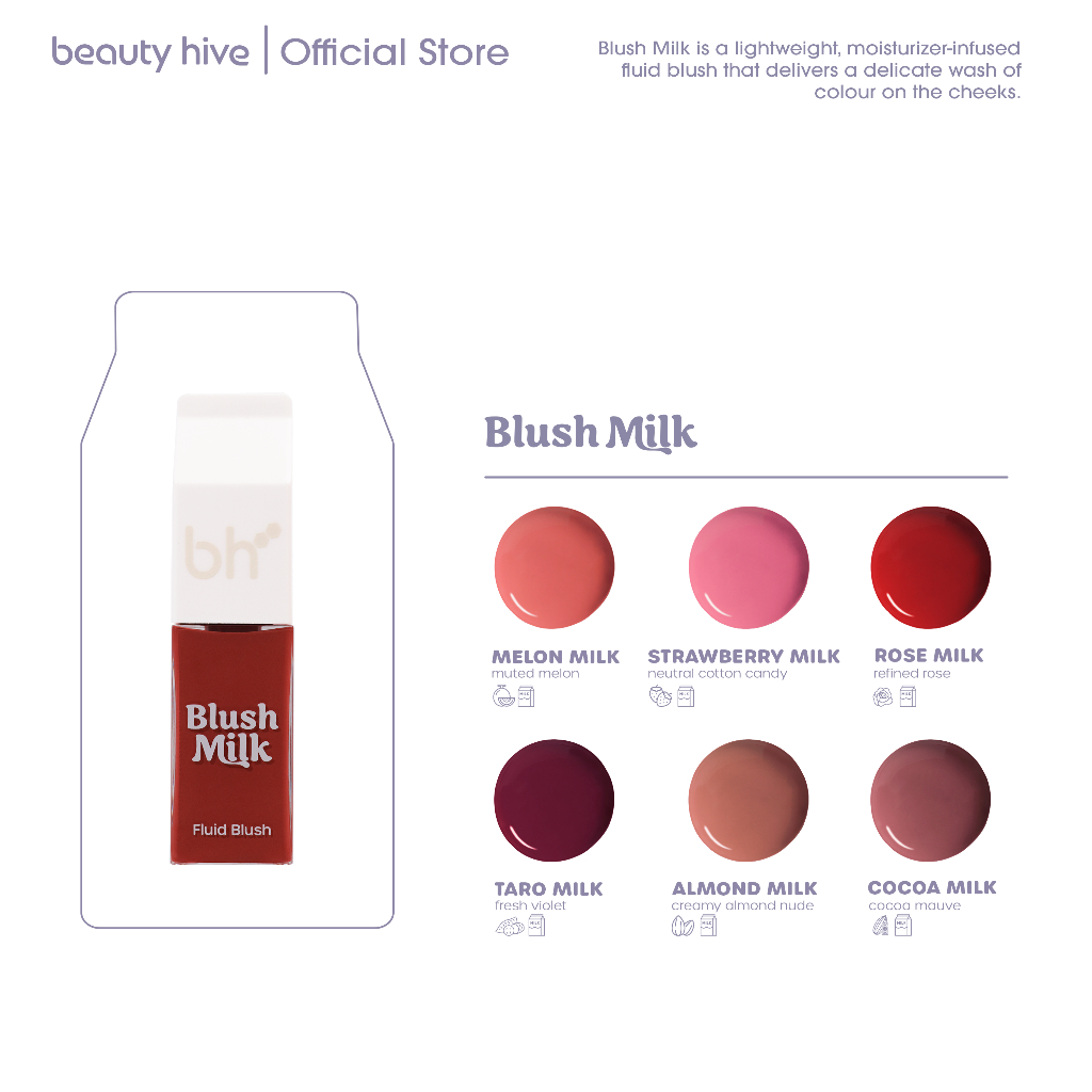 Beauty Hive Blush Milk Fluid Blush | Shopee Philippines