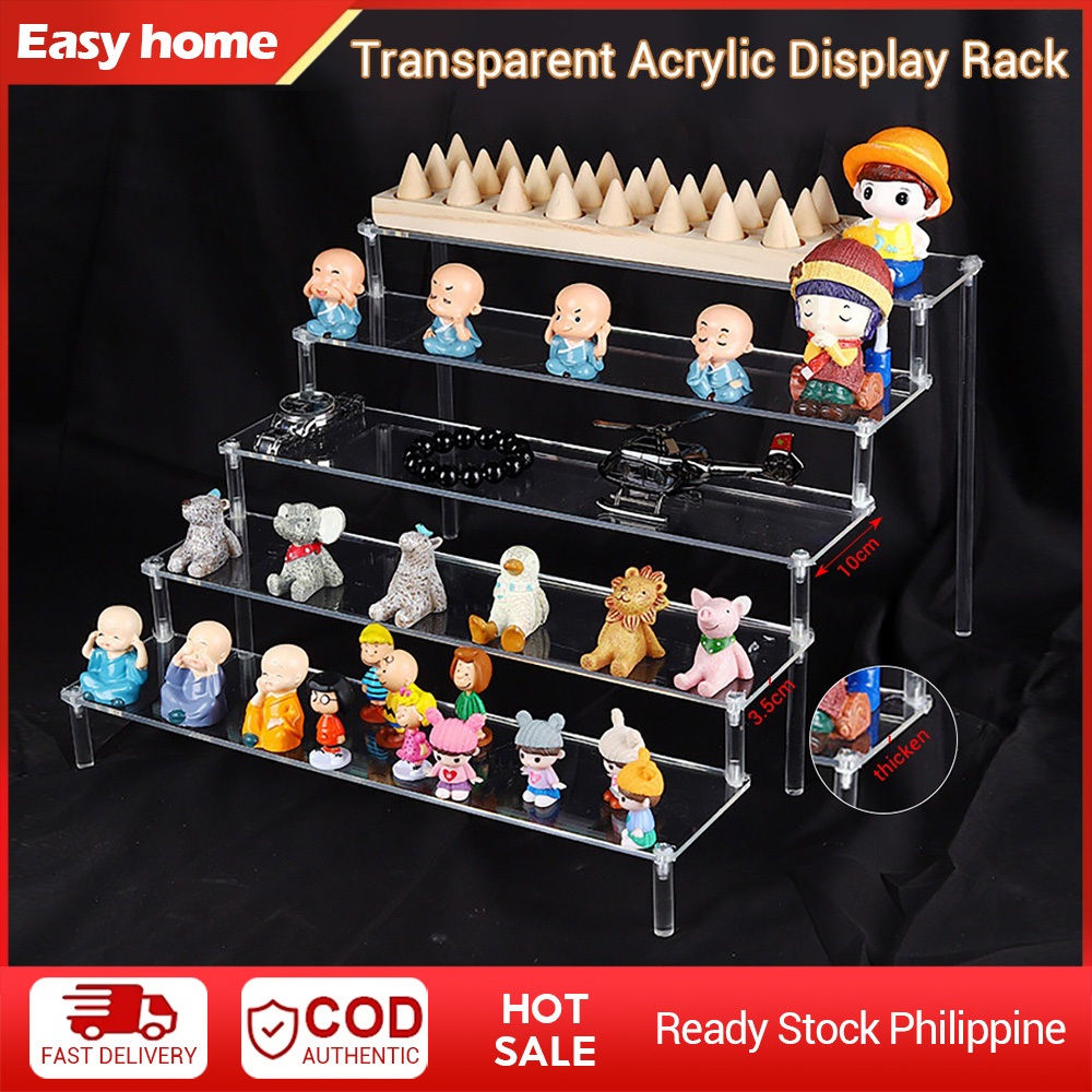 Figurine Acrylic Display Stand Toy Storage Figure Display Rack Jewelry ...