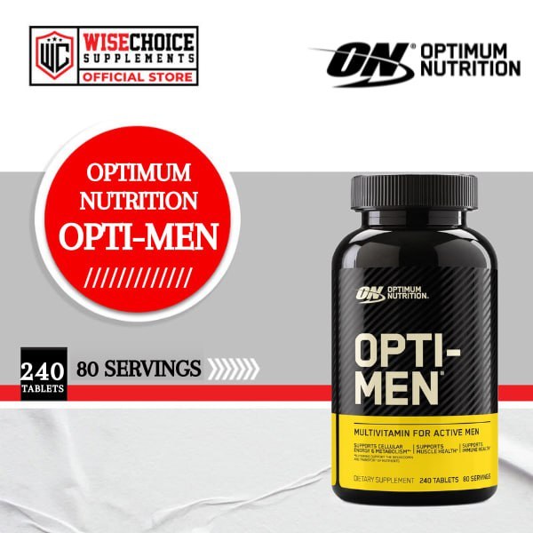 Optimum Nutrition Opti-Men 240 Tablets | Shopee Philippines