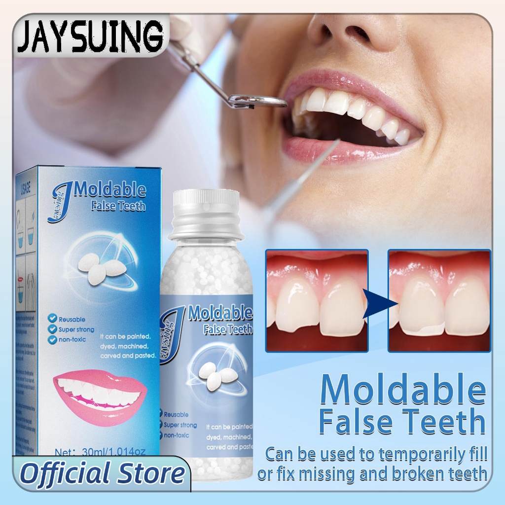 Jaysuing Moldable Dental Gel Teeth Whitening Chipped Teeth Fillings ...