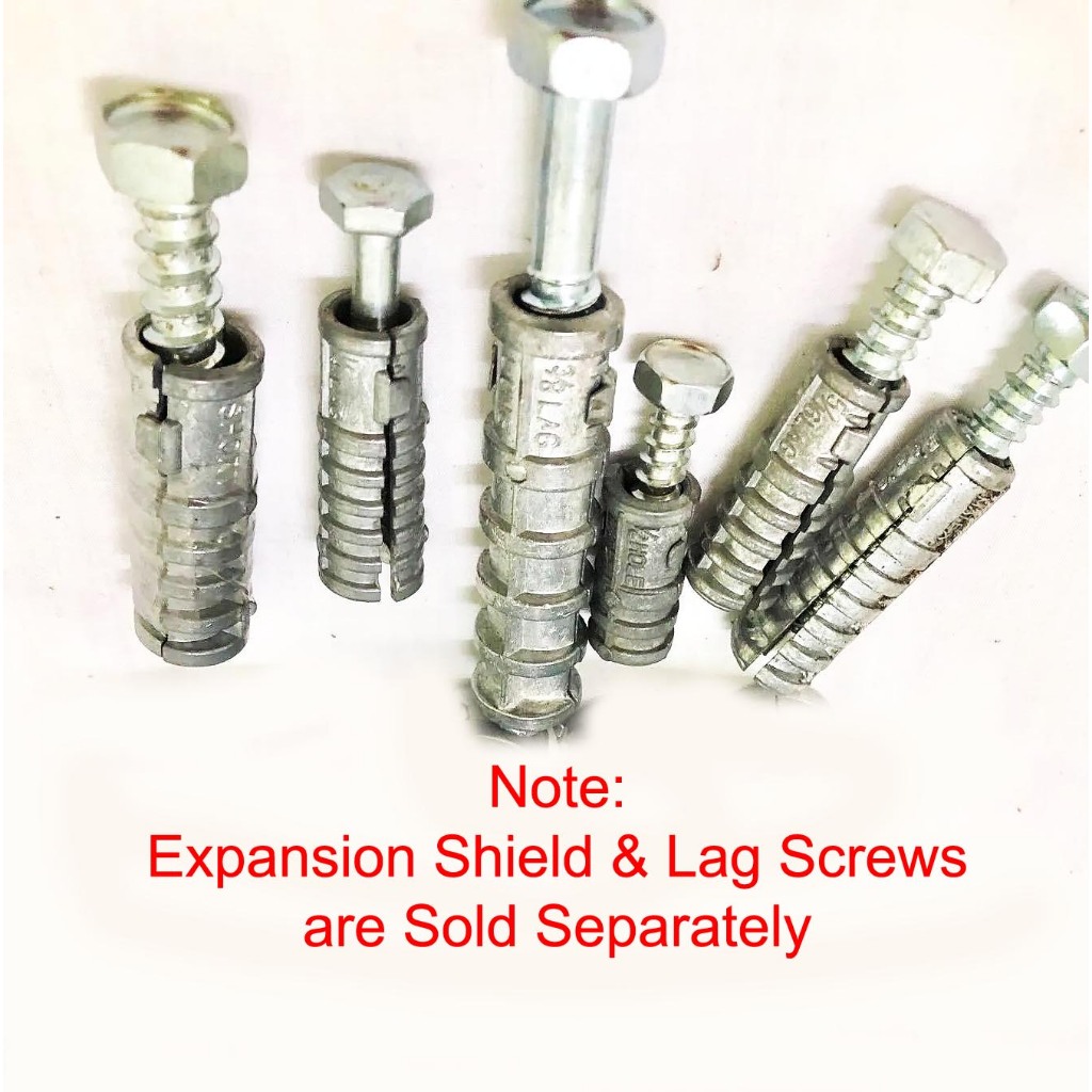 Expansion Shield Lag Screw 5/16 3/8 Short Long Shields Screws Bolt ...