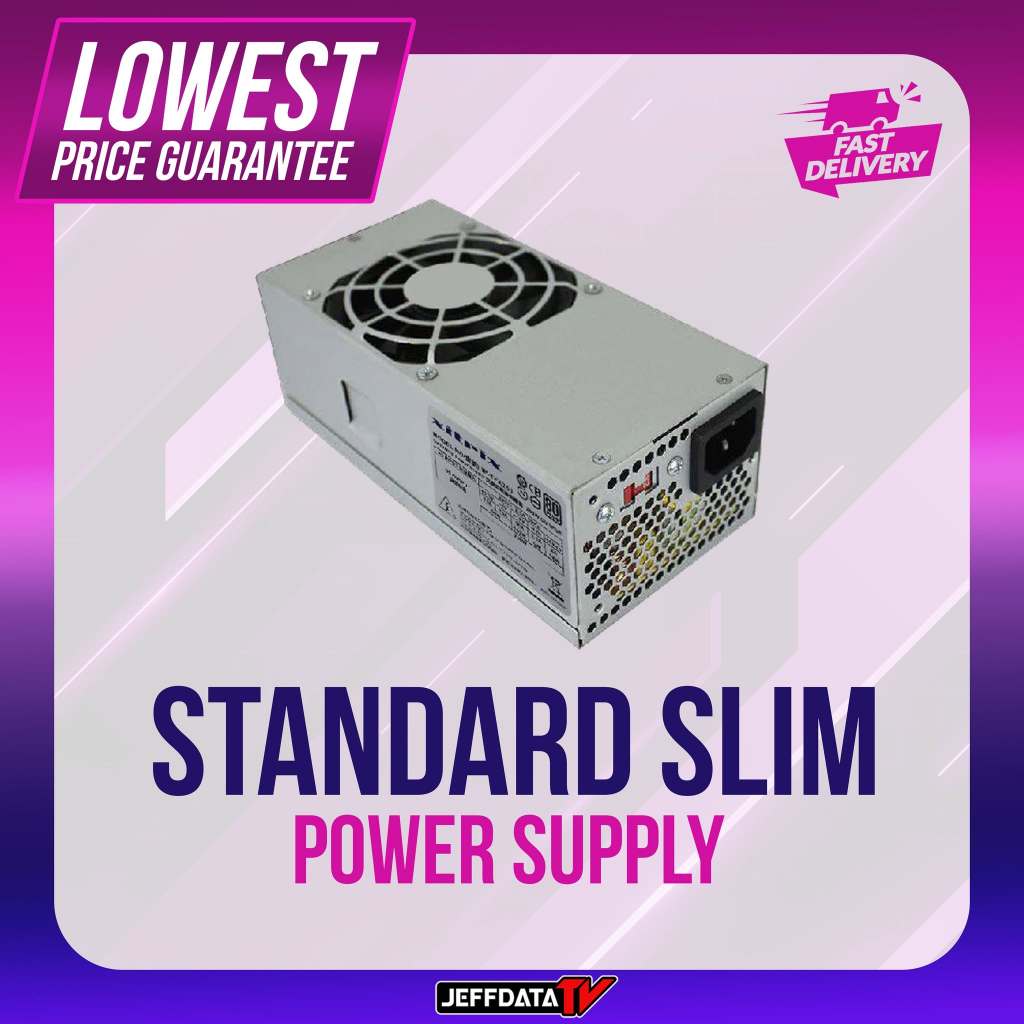 POWER SUPPLY SLIM 250-300WATTS TRU RATED BRANDED FOR SLIM FORM FACTOR ...
