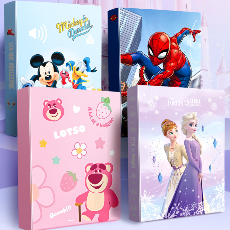 New Cartoon Clear Book 60 Pages File Folder Paper Organizers Large ...