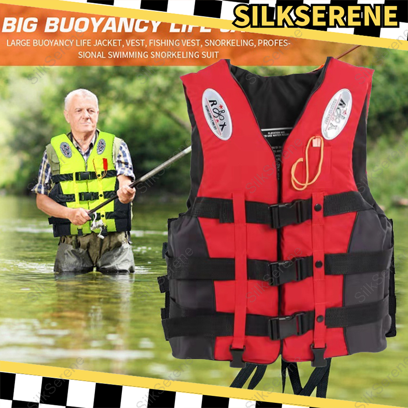 SilkSerene All Size Fit Life Vest Professional Design Swimming Boating ...
