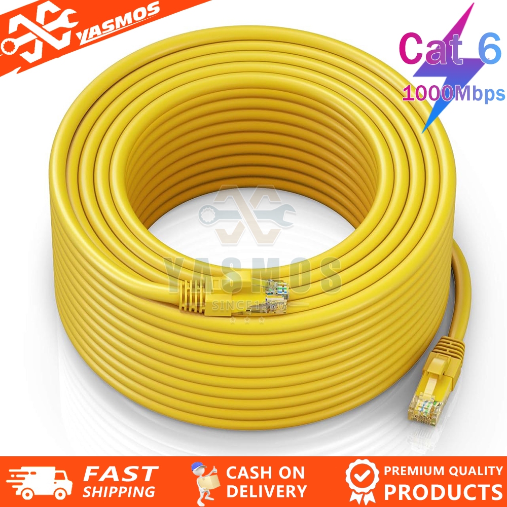 Cat6 Ethernet Lan Cable High Speed Network Wire Rj45 Cable For Routers ...