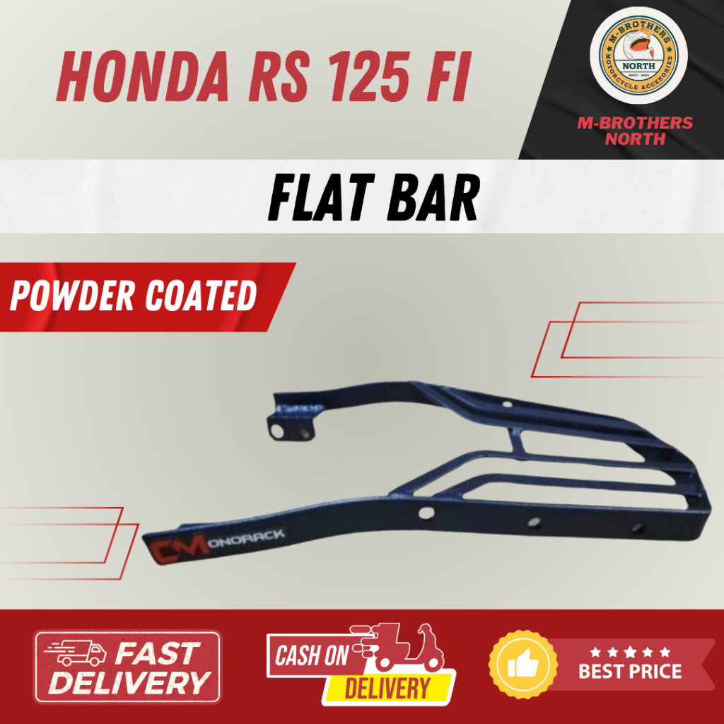 HONDA RS 125 FI FLAT BAR CM MONORACK BRACKET | Shopee Philippines