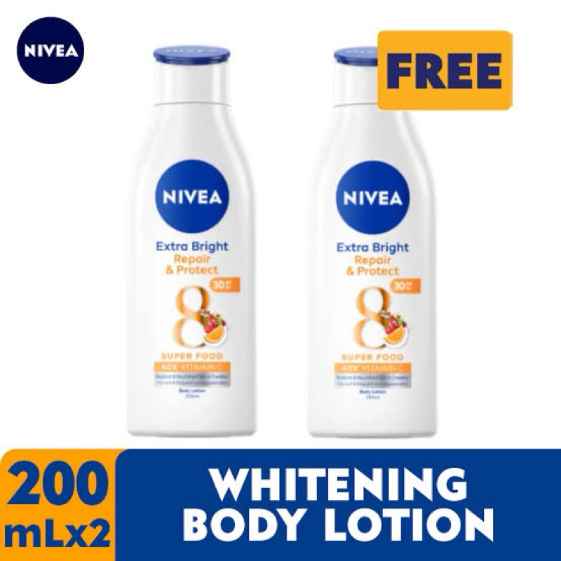 Buy 1 Take 1 NIVEA Body Lotion Extra Bright Repair and Protect with SPF ...
