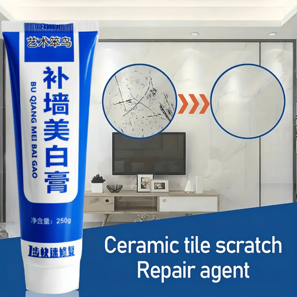 250g Wall Repair Paste with Scraper Set-Quick&Easy Wall Filler Putty ...