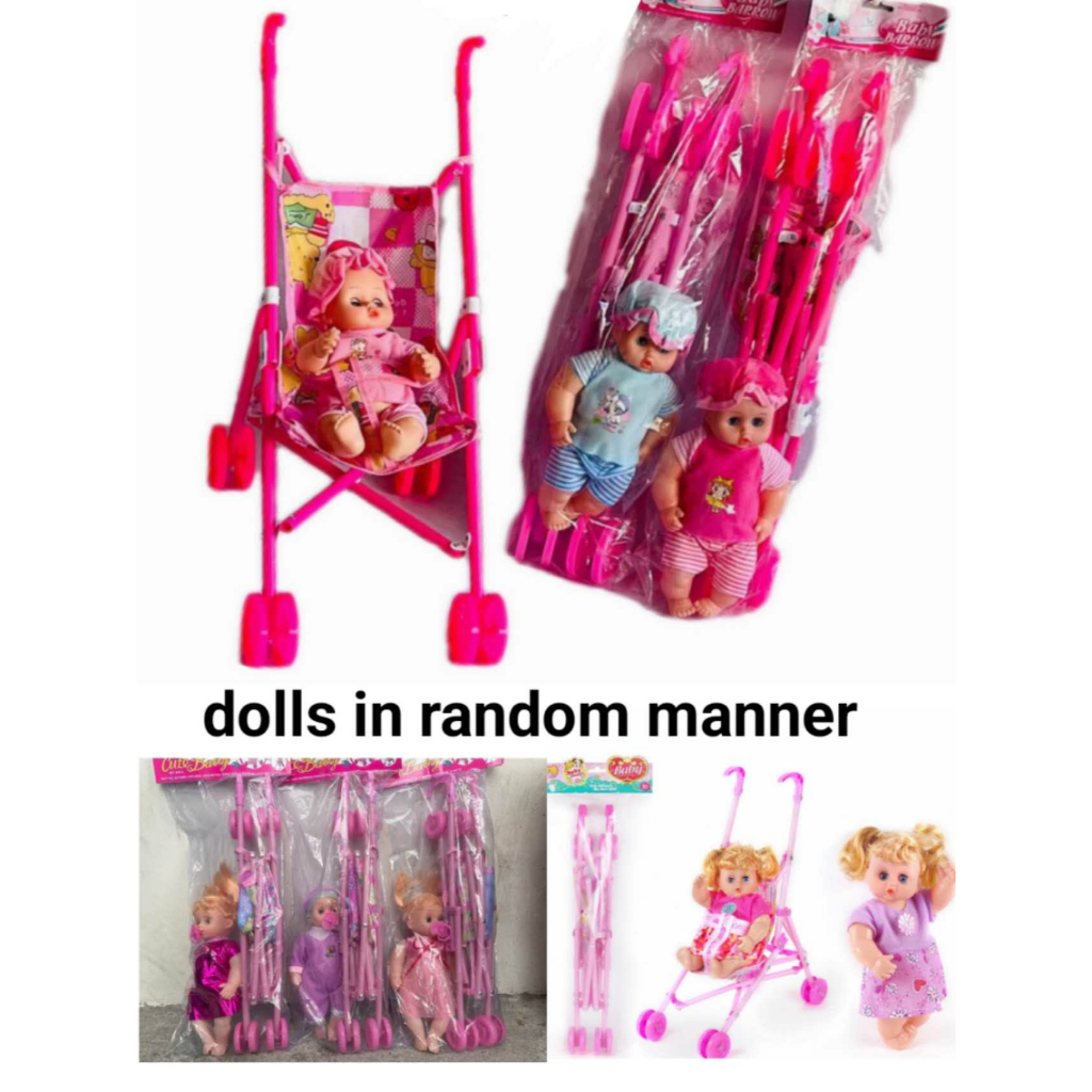 JLT Crying baby doll with stroller | Shopee Philippines