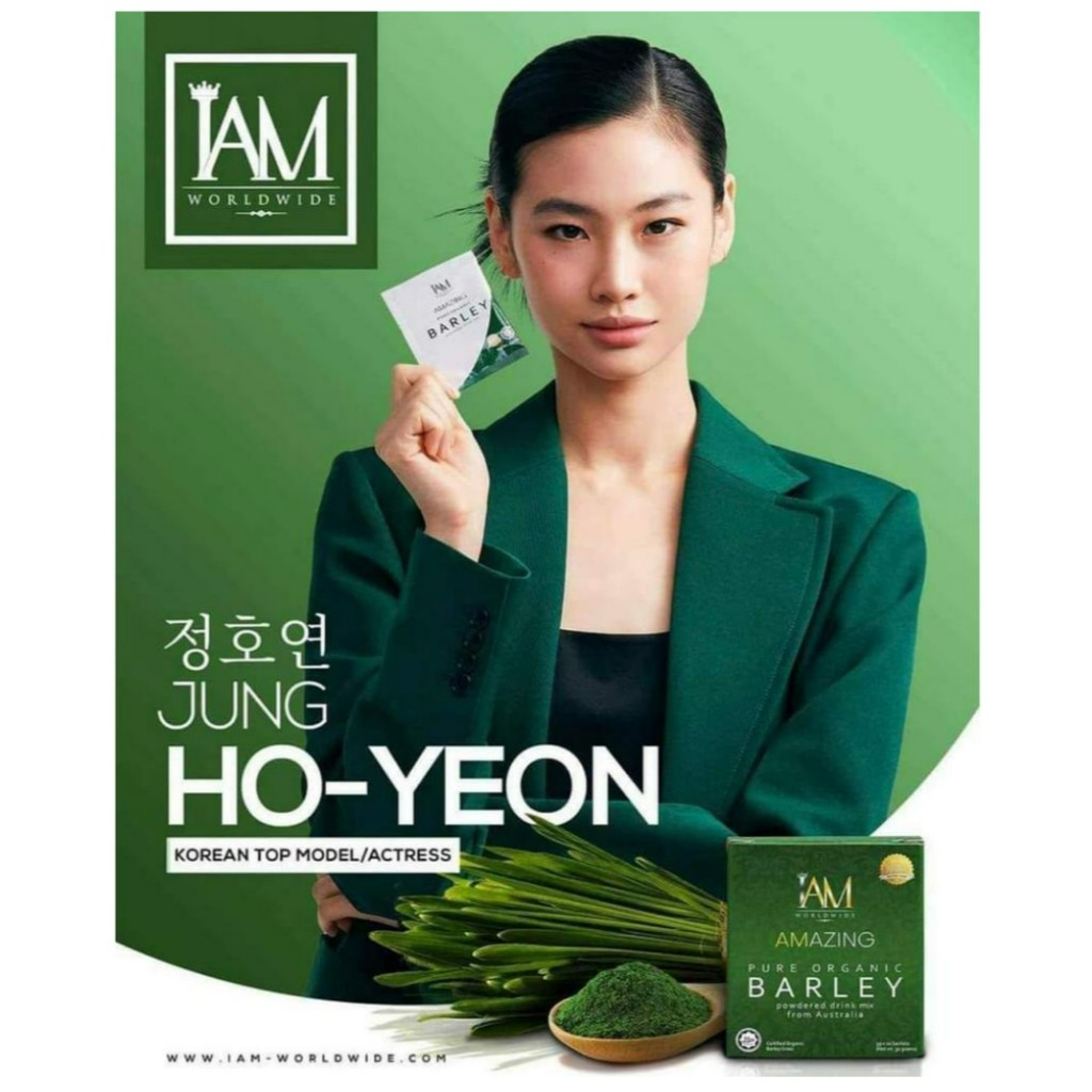 IAM Amazing Barley Pure Organic Barley Powder Drinks Original | Shopee ...