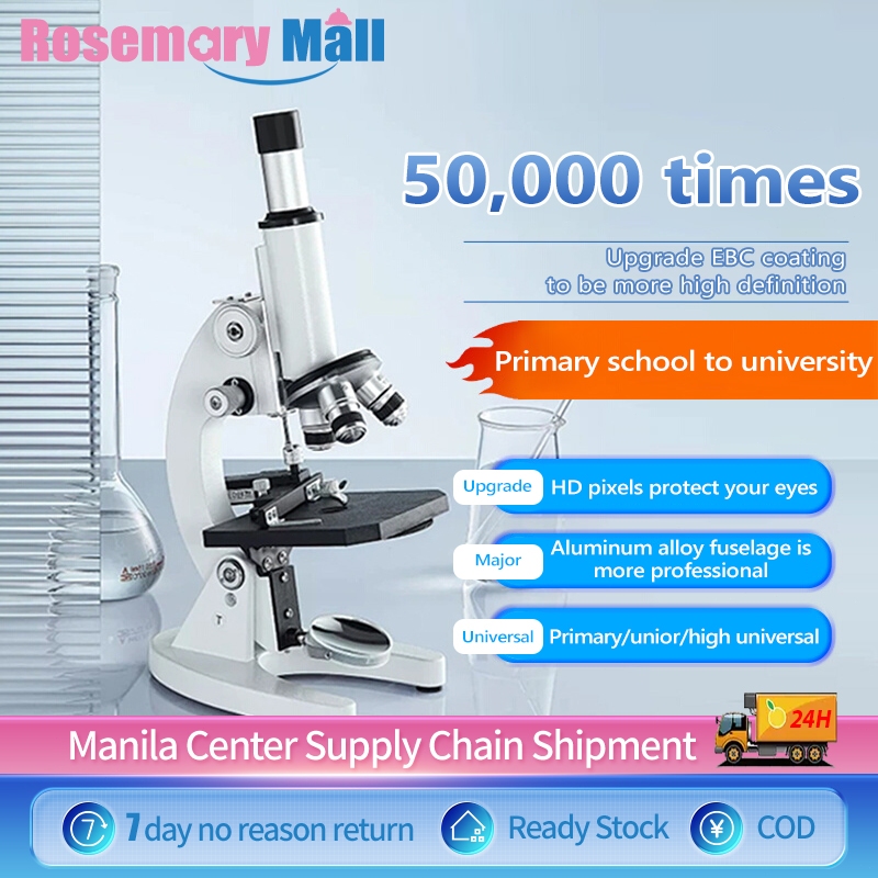 Biological microscope LED light 1200X-3000X biological cell teaching ...