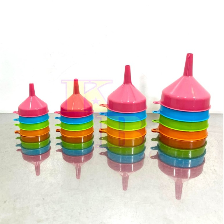 Plastic 4 Sizes Funnel /Imbudo (Random Colors) | Shopee Philippines
