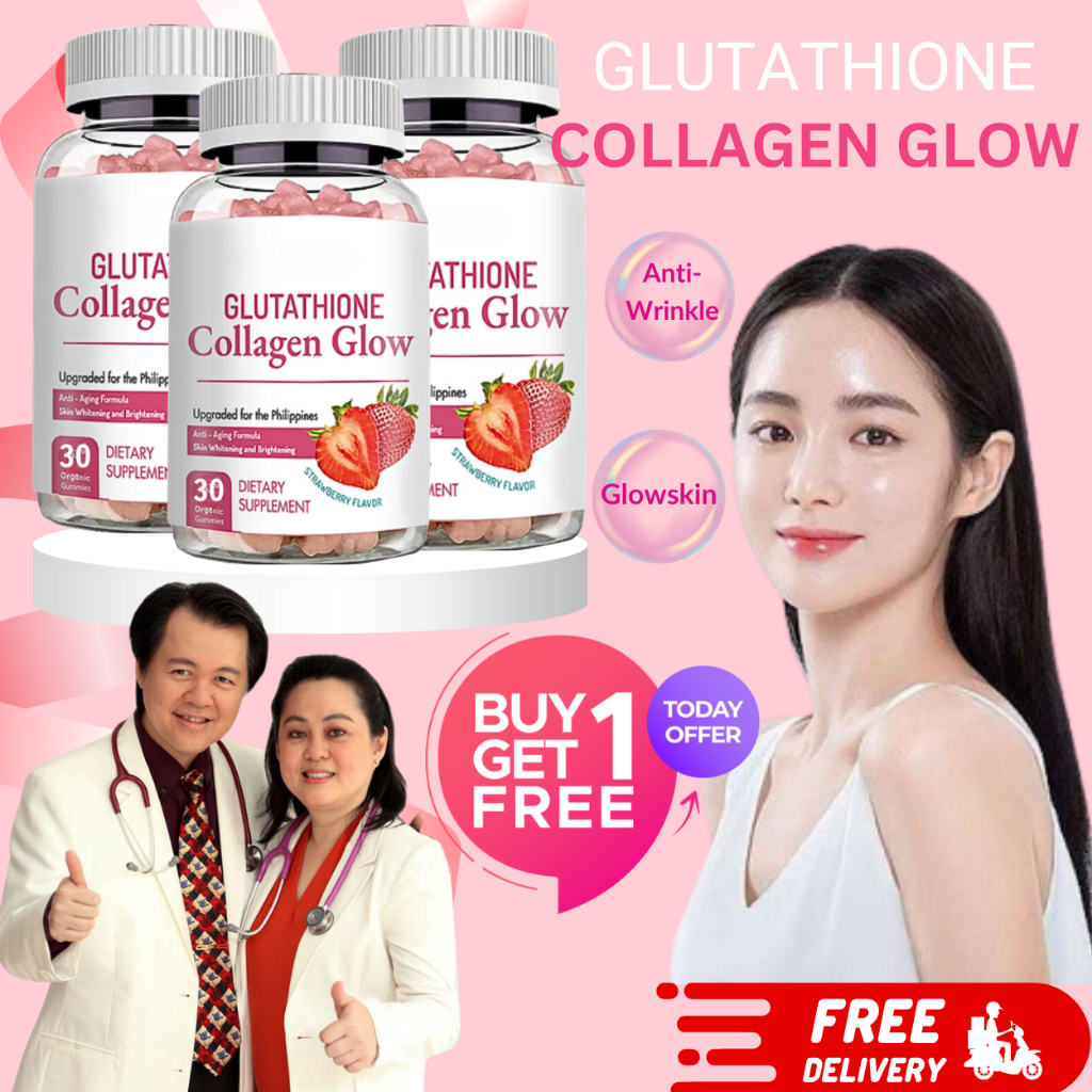 NATURE GLOW Glutathione Collagen Glow Anti-Aging Whitening Skin ...