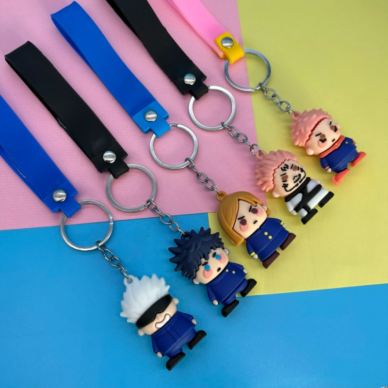 HDR | Jujutsu Kaisen Saturo Gojo Chibi Anime Cute Collectible Keychain ...